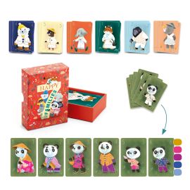 JUEGO DE 7 FAMILIAS PARA COLOREAR