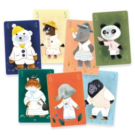 JUEGO DE 7 FAMILIAS PARA COLOREAR